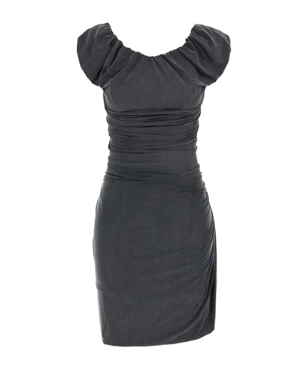 VIVIENNE WESTWOOD Mini Ginnie Amber Jersey Dress - Grey