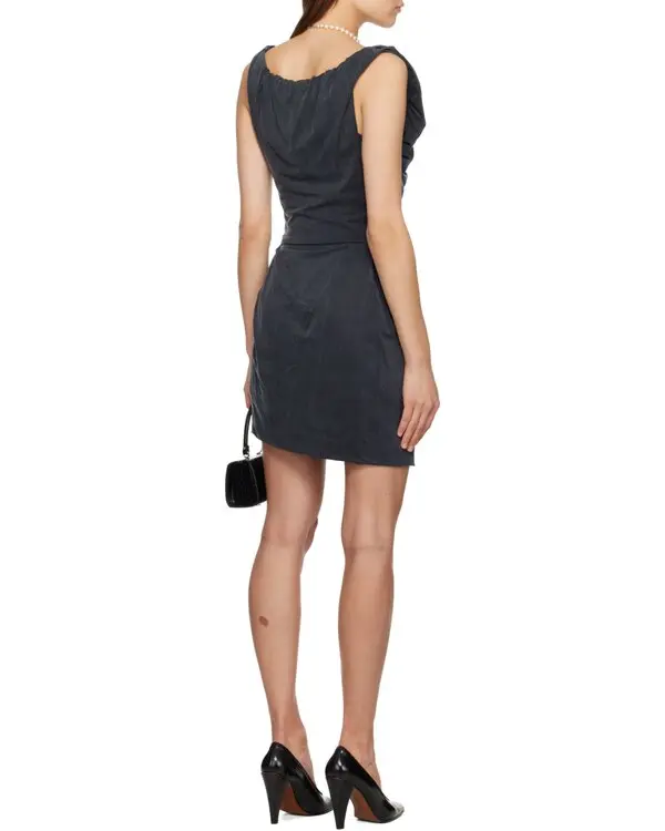 VIVIENNE WESTWOOD Mini Ginnie Amber Jersey Dress - Grey