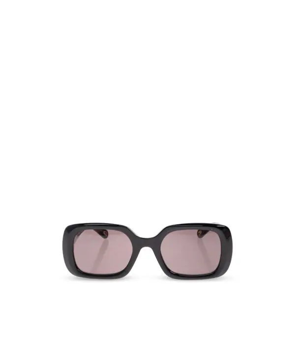 Chloé Rectangular Frame Sunglasses - Nude