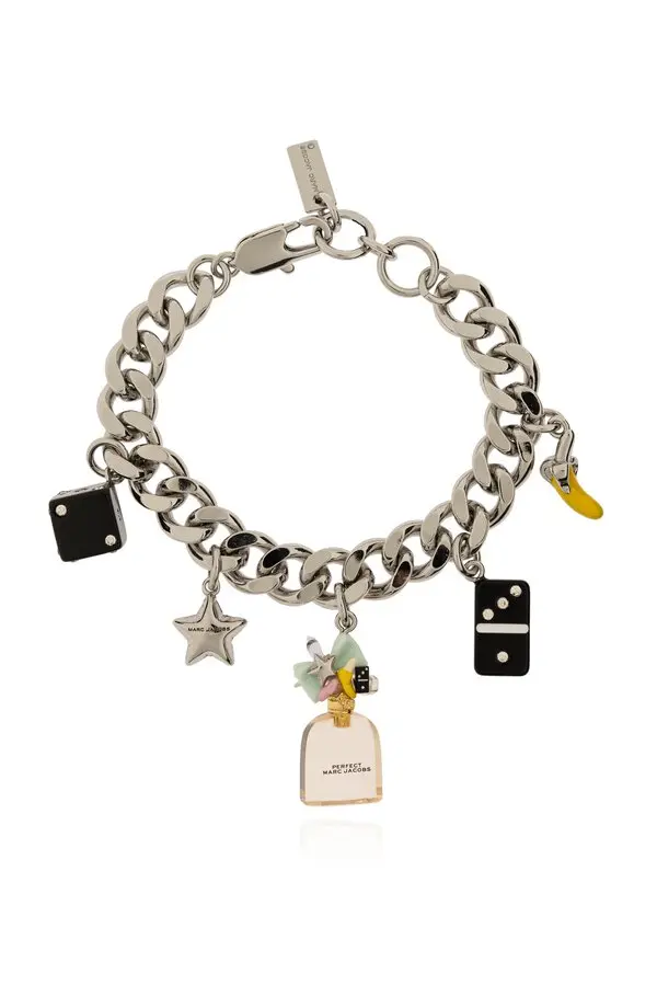 Marc Jacobs Logo Charm Bracelet - Yellow