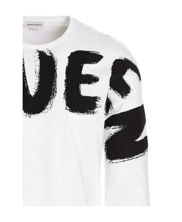 Alexander McQueen Graffiti Logo-print T-shirt