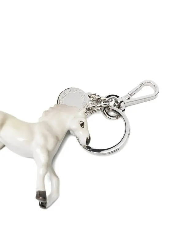 Stella McCartney Horse Charm Keychain