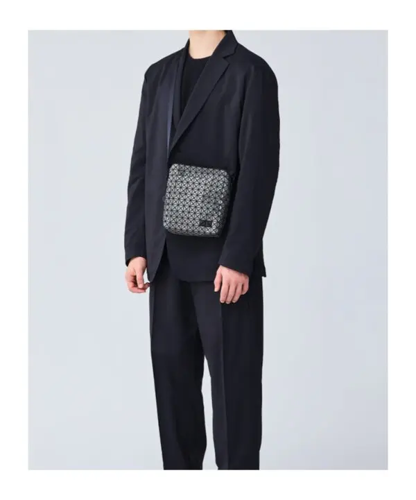 Issey Miyake Geometric Design Cross Body Bag