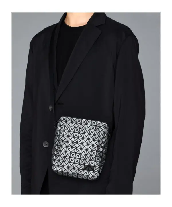 Issey Miyake Geometric Design Cross Body Bag