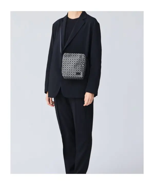 Issey Miyake Geometric Design Cross Body Bag