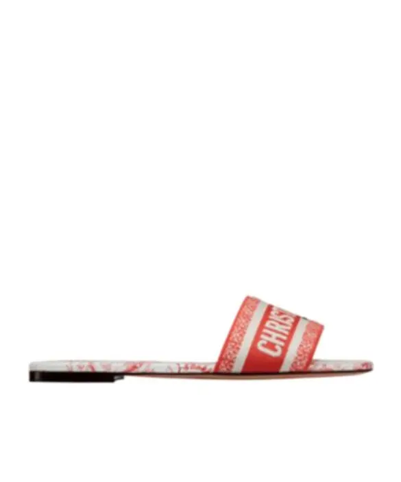 Dior Riviera Dway Slide Sandals - Multicolor