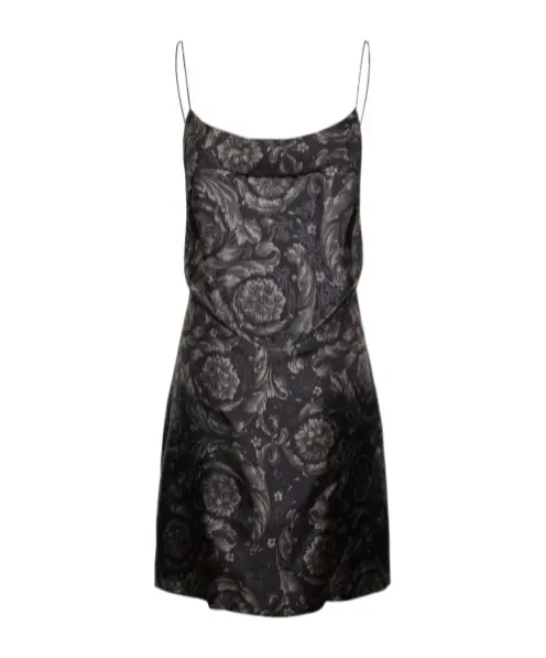 Versace Printed Suspender Dress