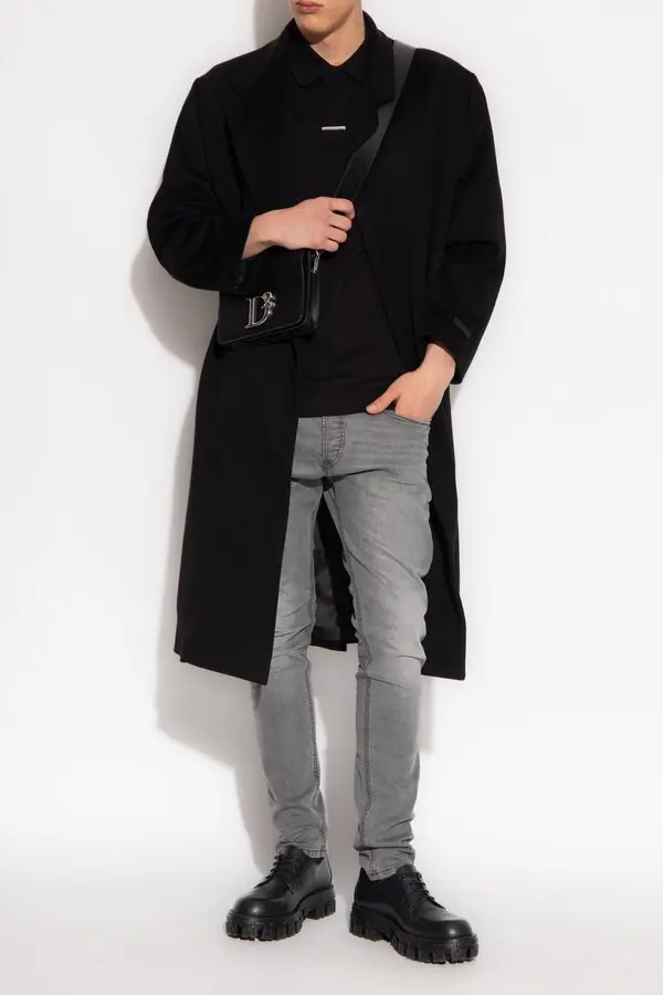 DIESEL® D-luster Slim-cut Jeans With Button Detail