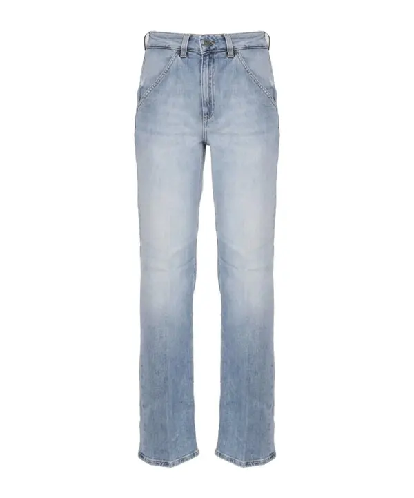 DONDUP High-rise Straight Leg Jeans