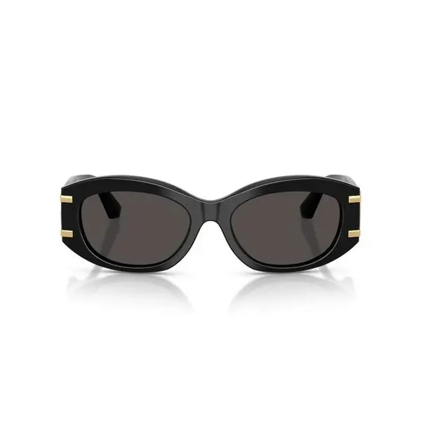 Dolce & Gabbana Oval Frame Sunglasses - Black