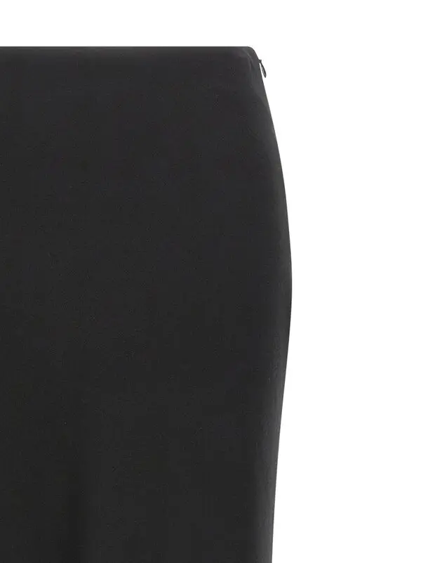 Alessandra Rich Pleated Maxi Skirt