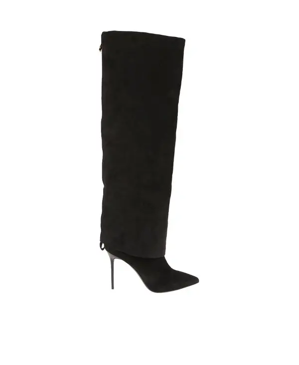 Balmain Ariel Suede Slip-on Boots