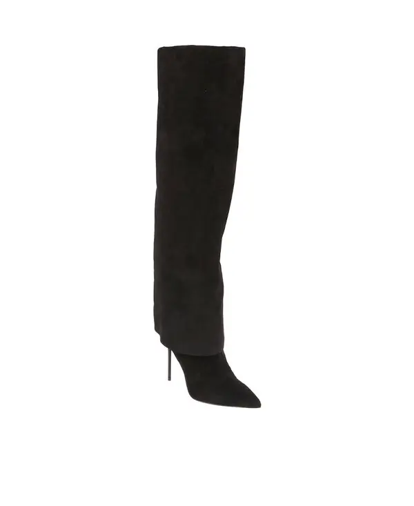 Balmain Ariel Suede Slip-on Boots