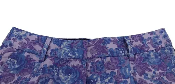 Sportmax Floral Printed Pleated Shorts - Blue