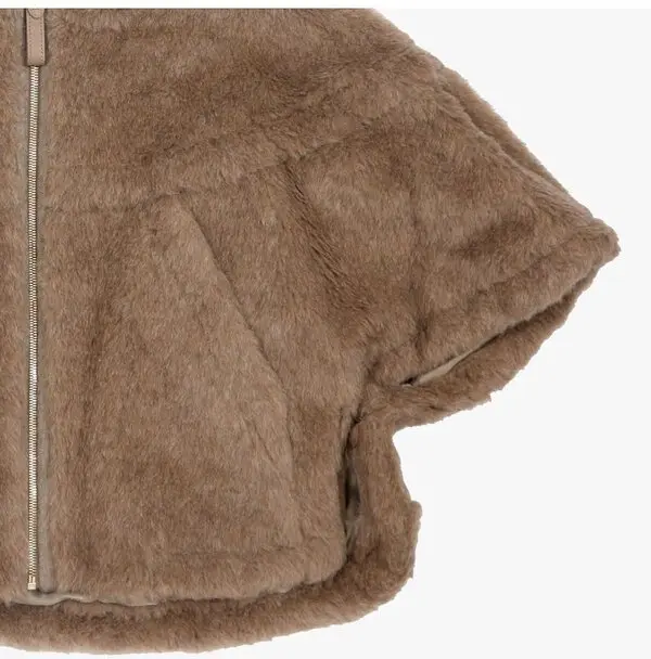 Max Mara Zip-up Hooded Jacket - Brown