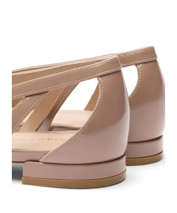 STUART WEITZMAN Power Cutout Flat - Nude