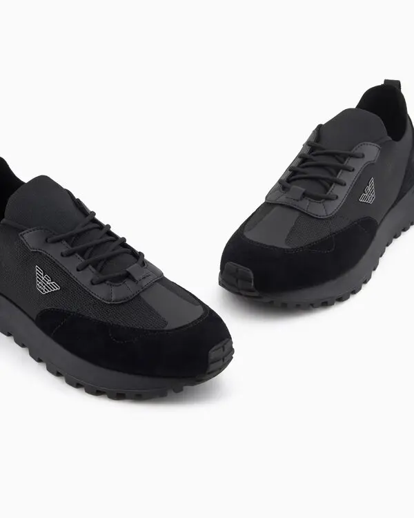 Emporio Armani Logo Patch Sneakers