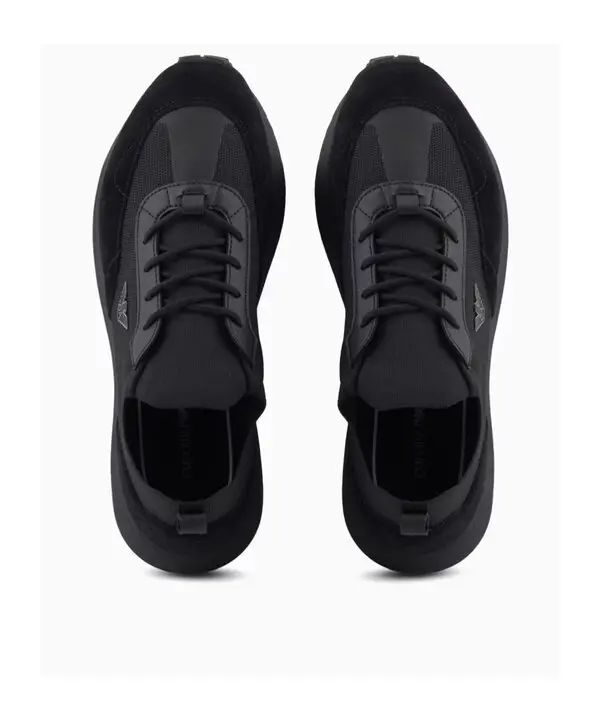 Emporio Armani Logo Patch Sneakers