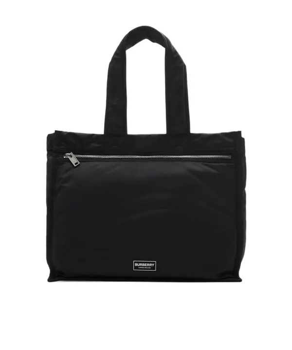 Burberry Large Nylon Tote Bag - Black