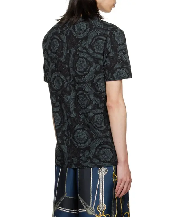 Versace Barocco-printed Crewneck T-shirt