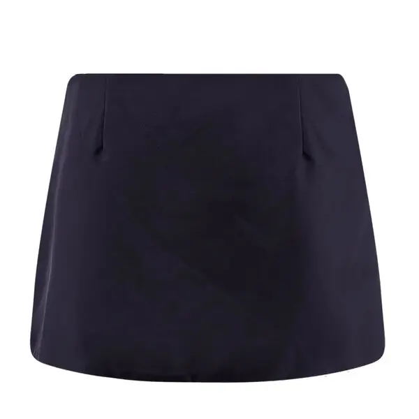 Miu Miu Technical Gabardine Fleece Mini Skirt