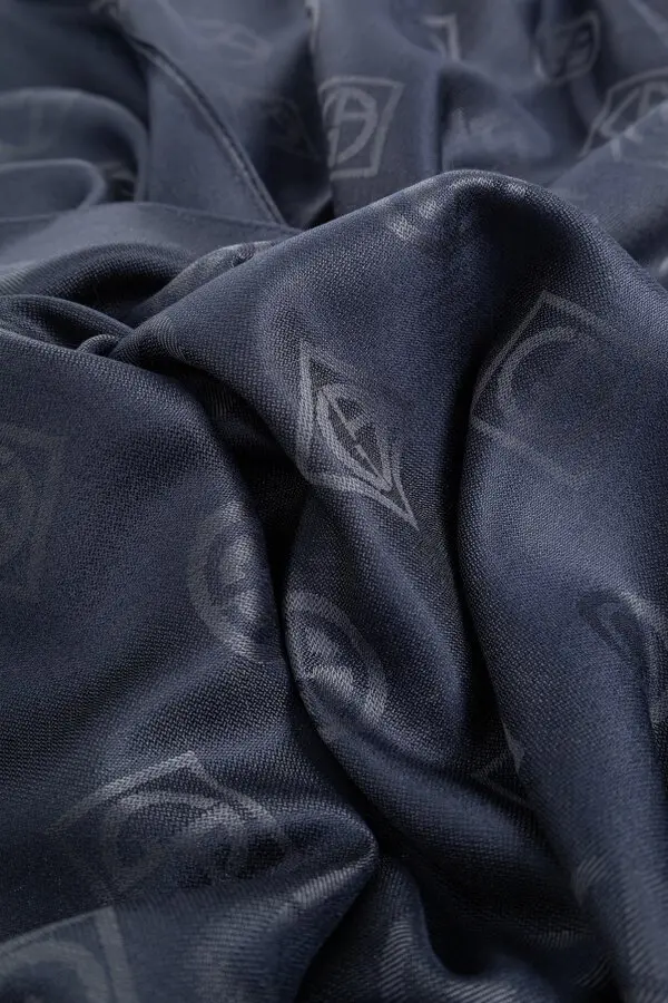 Giorgio Armani Logo-pattern Jacquard Scarf