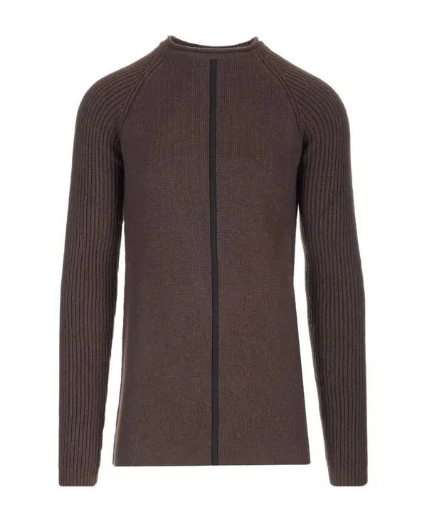 Rick Owens Long Sleeved Crewneck Pullover - Black