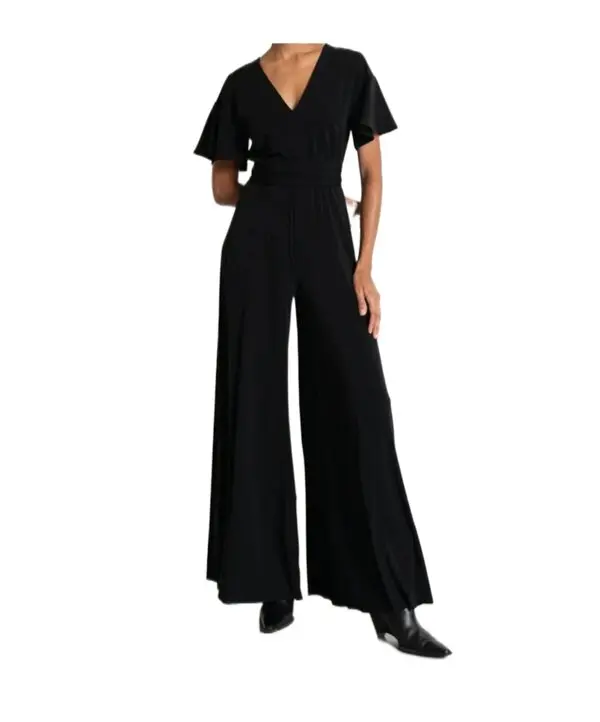 KAOS Wide-leg Jumpsuit - Black