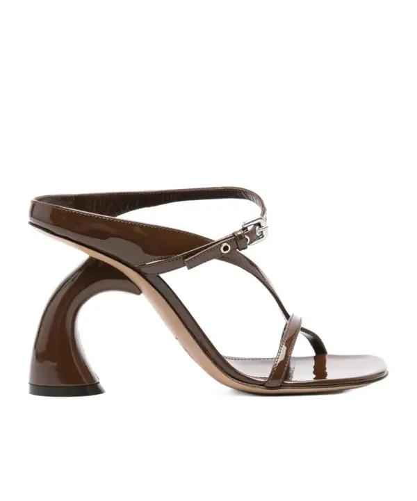 Dries Van Noten Chunky High Heel Sandals - Chocolate Brown
