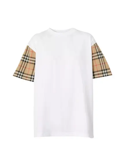 Burberry Crewneck Short-sleeved T-shirt - White