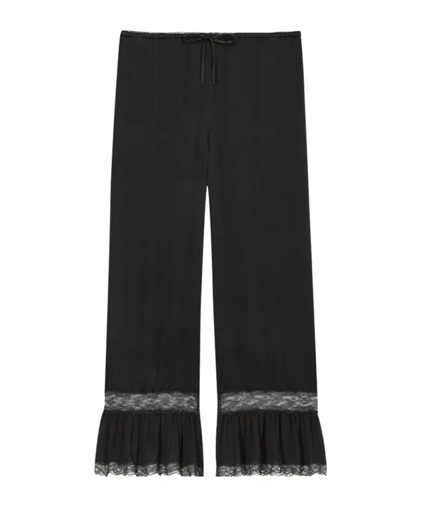 Saint Laurent Lace Trousers