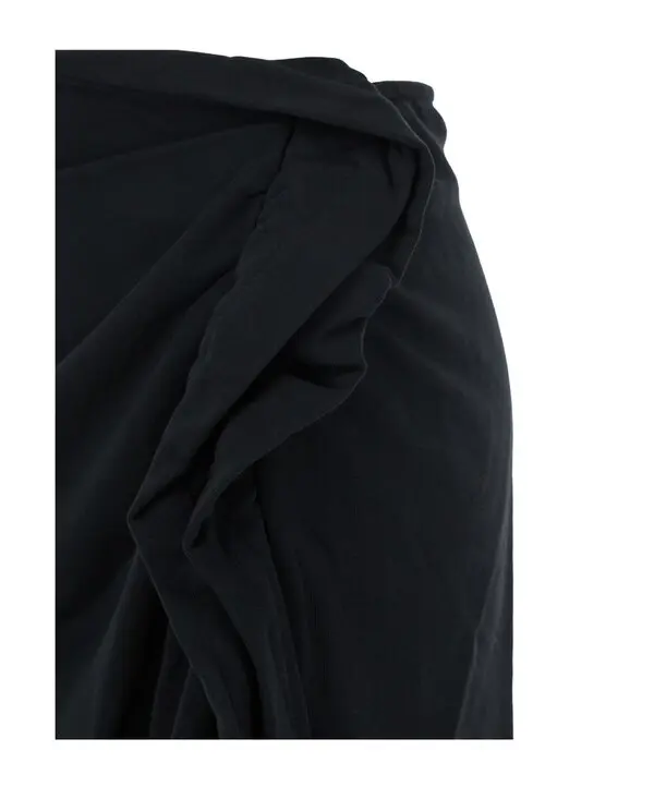 Dries Van Noten Asymmetrical Hem Midi Skirt