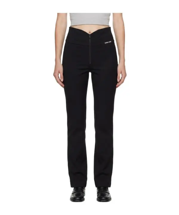 Marissa Chiara High Waist Zipper Casual Pants