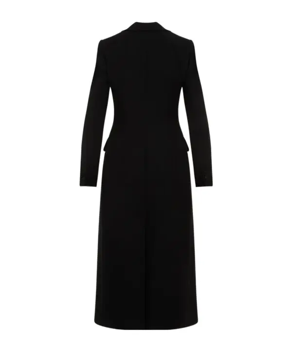 Dolce & Gabbana Double-breasted Long Coat - Black