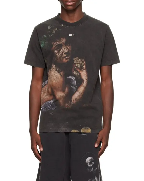 Off-White Graphic Printed Crewneck T-shirt