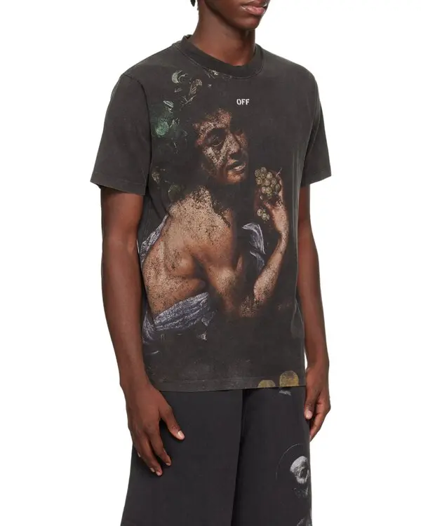 Off-White Graphic Printed Crewneck T-shirt
