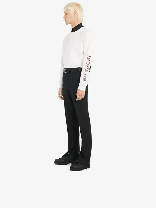 Givenchy Logo Sleeve Crewneck Sweater