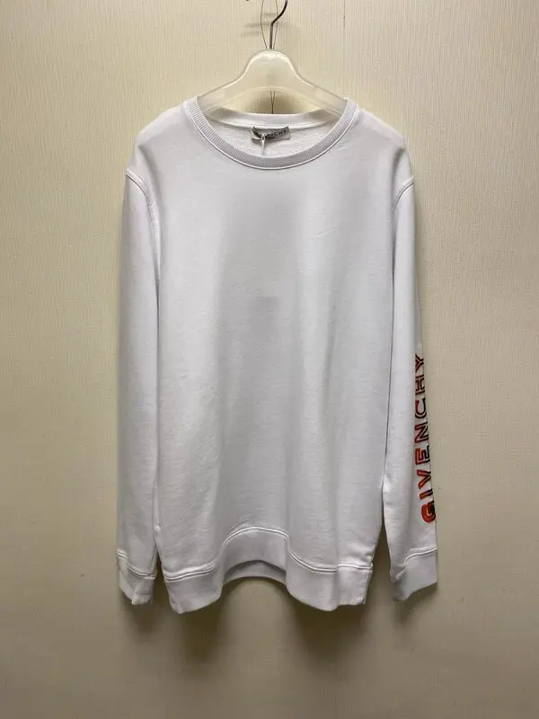 Givenchy Logo Sleeve Crewneck Sweater