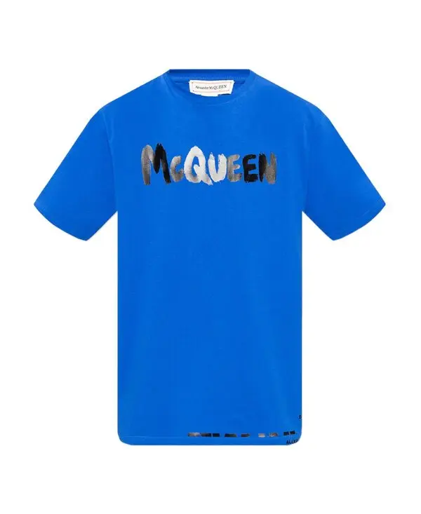 Alexander McQueen Logo Printed Crewneck T-shirt