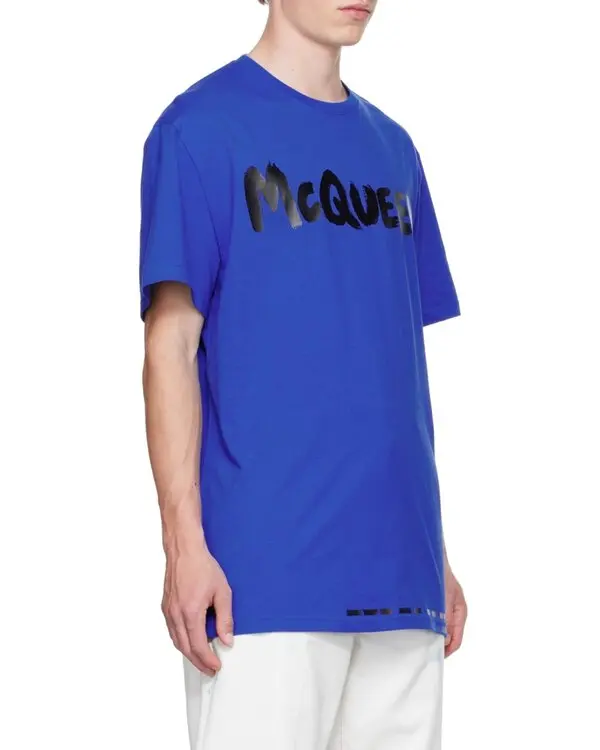 Alexander McQueen Logo Printed Crewneck T-shirt
