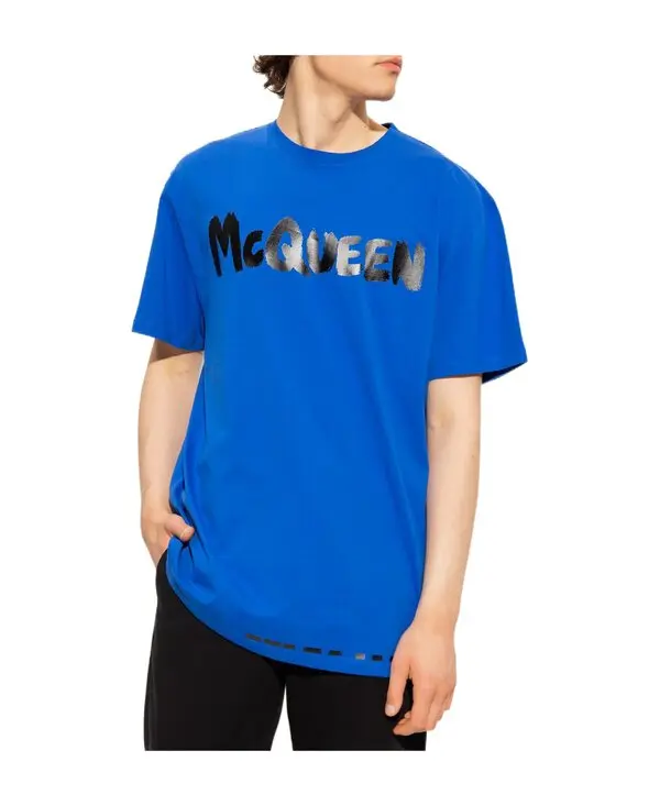 Alexander McQueen Logo Printed Crewneck T-shirt