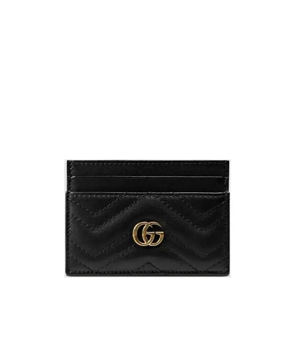 Gucci Gg Marmont Card Case - Black
