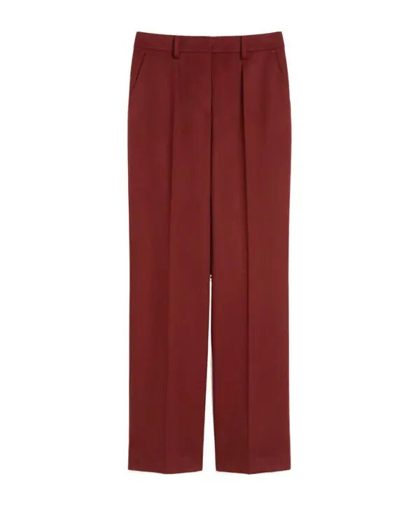 Max Mara Tailored Trousers - Raspberry Color