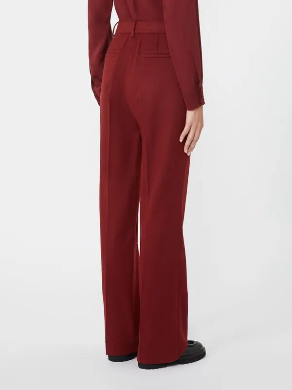Max Mara Tailored Trousers - Raspberry Color