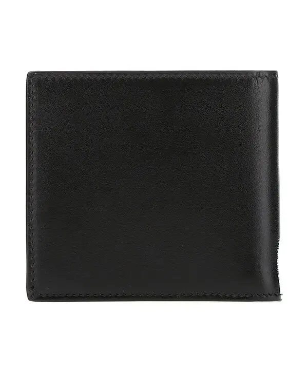 Alexander McQueen Logo Print Bi-fold Wallet - Black