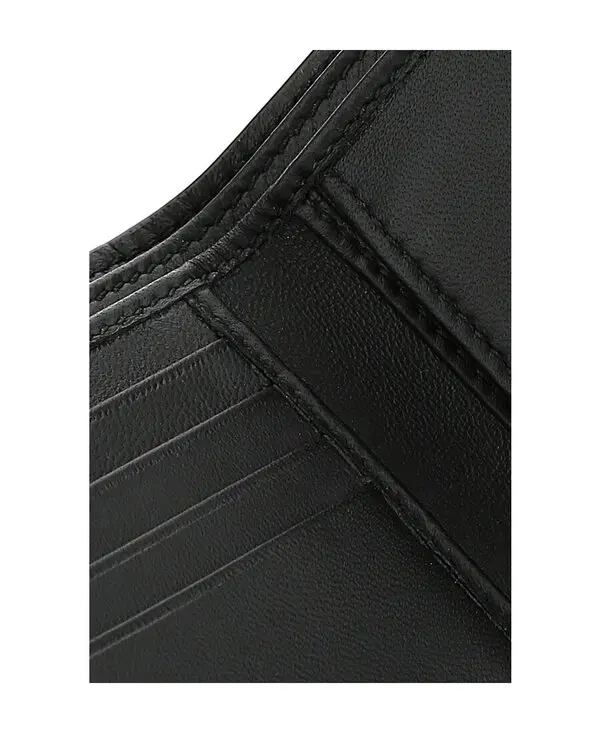 Alexander McQueen Logo Print Bi-fold Wallet - Black
