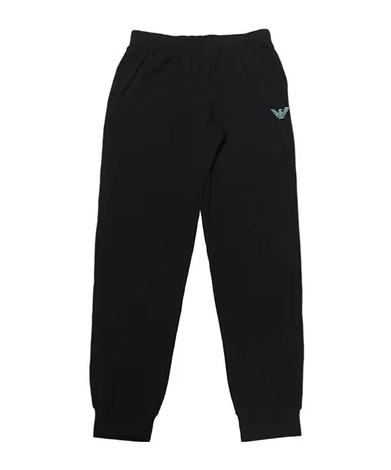 Emporio Armani Logo Print T-shirt Sweatpants Two-piece Set
