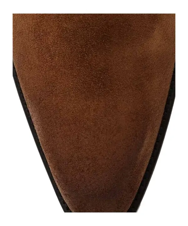 Paris Texas Slip-on Ankle Boots - Brown