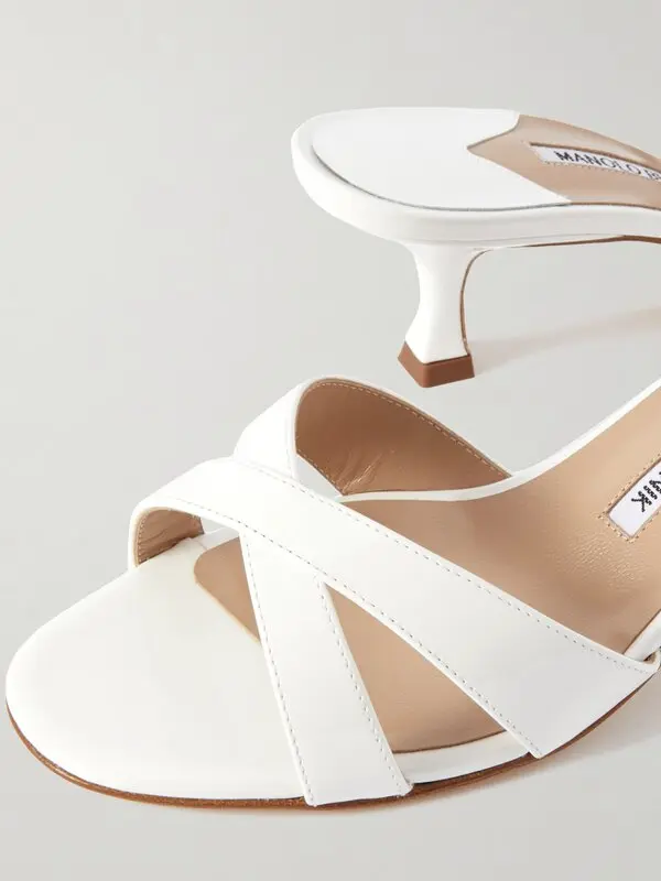 Manolo Blahnik Open-toed High-heeled Sandals