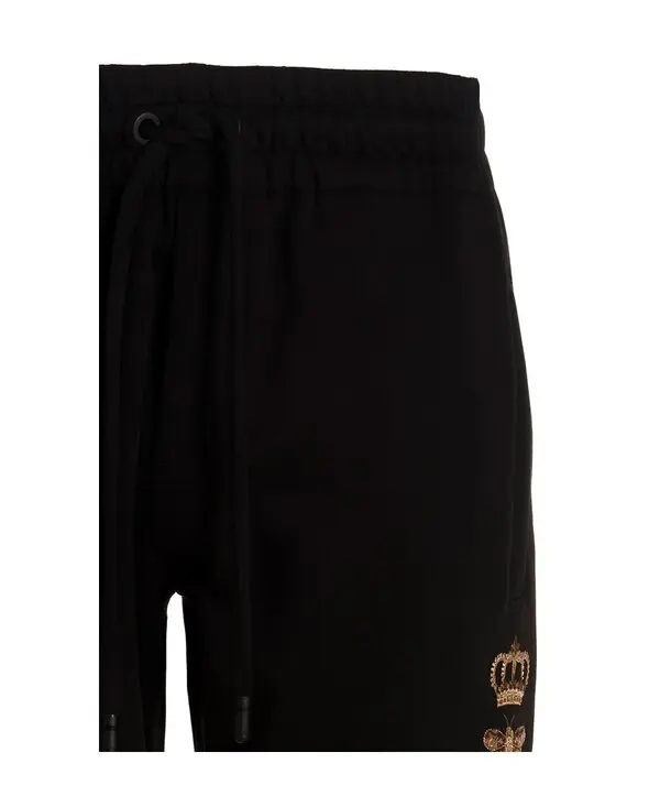 Dolce & Gabbana Dolce Gabbana Sicily Drawstring Joggers - Black